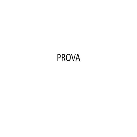 Prova | PPTX