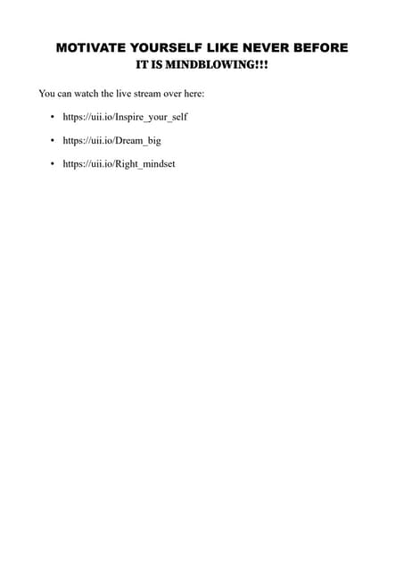 Motivational Videos Docx