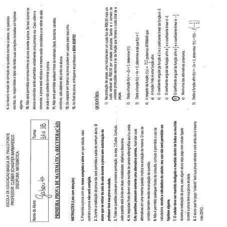 Prova cleber 2 | PDF