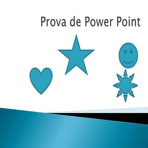 Prova De Power Point1 | PPT