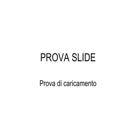 Prova slide | PPT