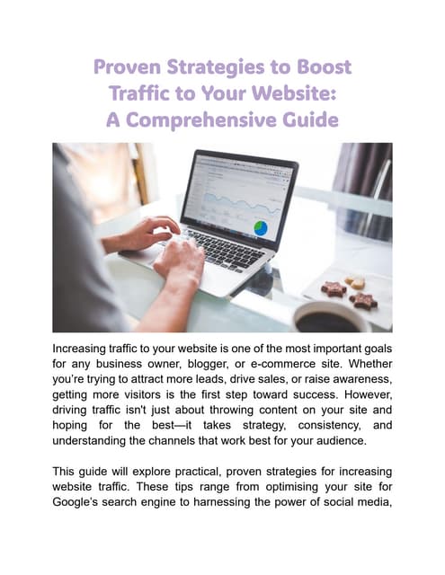 How to Boost your Web Traffic in five Ways | PDF