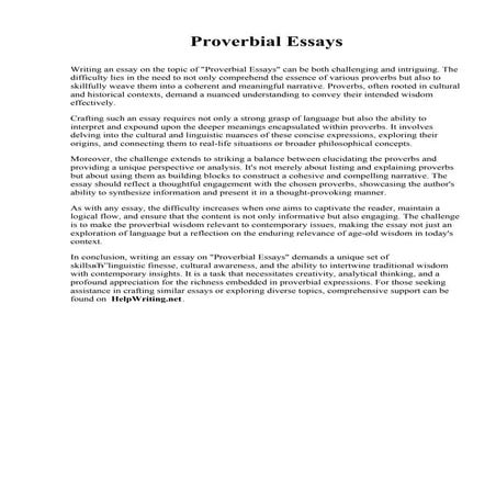 Proverbial Essays.pdf