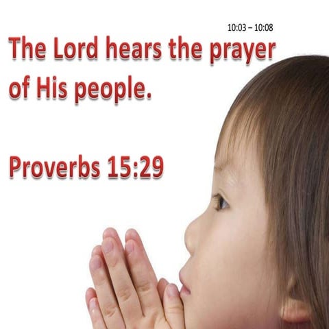 Proverbs 15 29 memory verse | PPT