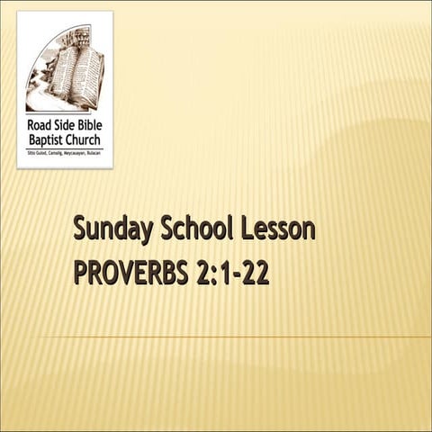 Proverbs 2 | PPT