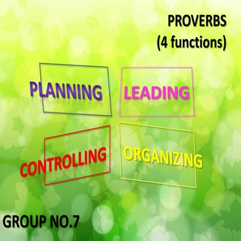 Proverbs presentation 20121110 | PPTX