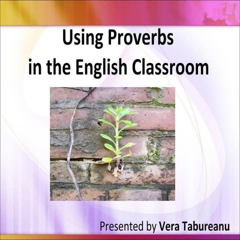 Proverbs vera | PPT