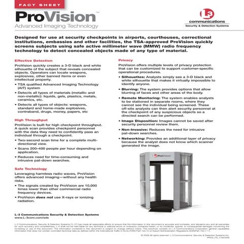 Prov fact sheet | PDF