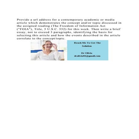 Provide a url address for a contemporary academic or media article.docx