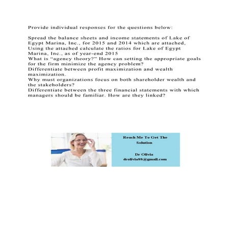 Provide individual responses for the questions belowSpread the .docx