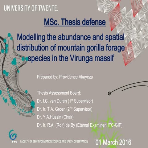 Providence_MSc defense University of Twente | PDF