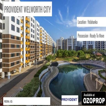 Provident Welworth City - Yelahanka, Marasandra Amanikere | PDF