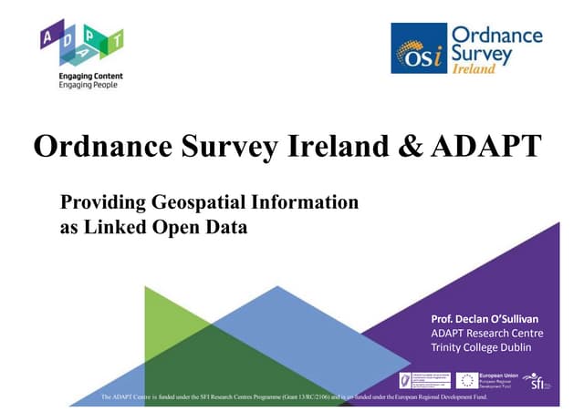 Providing Geospatial Information As Linked Open Data Ppt