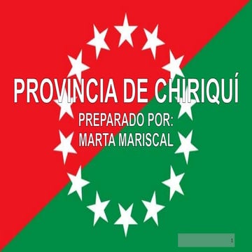 Tradiciones y constumbres de chiriqui | PPTX