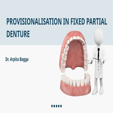 Temporization in fixed prosthodontics | PPTX