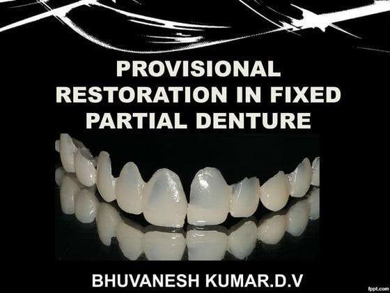 Provisional restoration | PPT