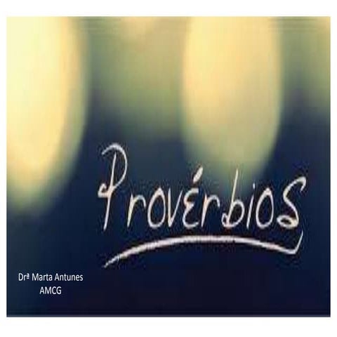 Proverbios ou ditado popular.ppt