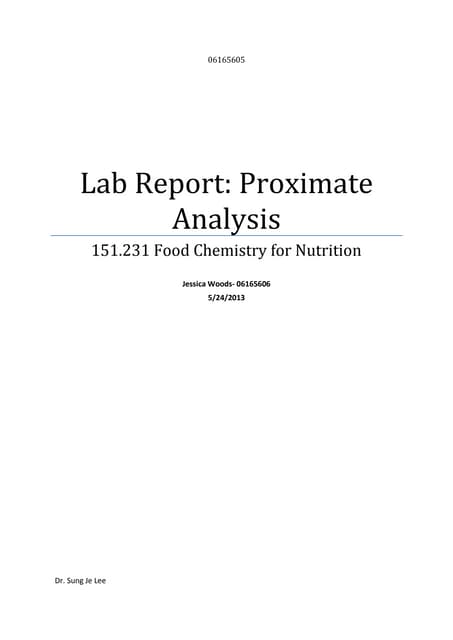 Proximat analysis laboratory + proximat analysis | PPTX