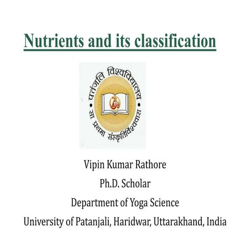 Nutrients and its classification .pptx