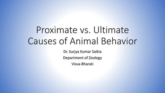 animal behaviours and its types with examples | PPT