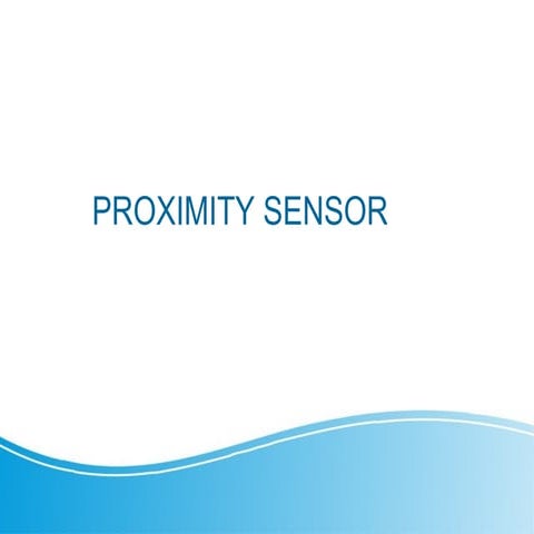 Proximity sensor dan cara kerja sensor proximity | PPT