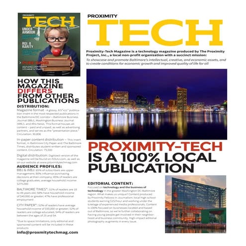 Proximity tech media kit | PDF