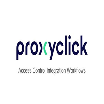 Proxyclick QR Code Access Control System Workflows | PDF