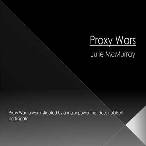 Proxy Wars | PPTX