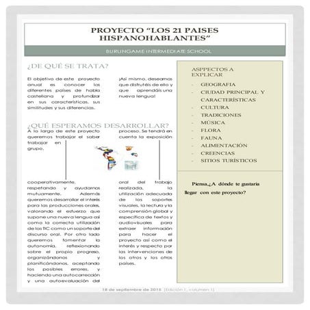 Proyecto 21 paises hispanohablantes | DOCX