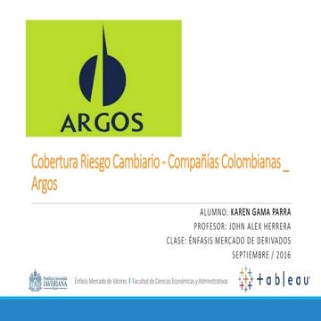Análisis Benchmarking Cementos Argos | PPTX