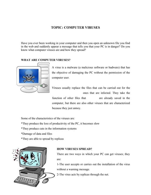 Computer Viruses | PPTX