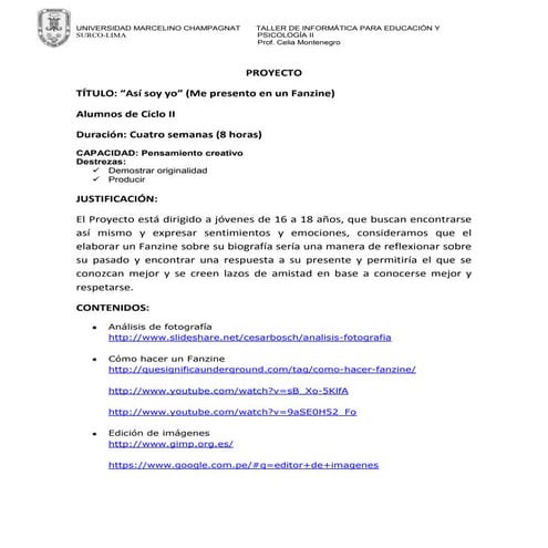 Proyecto así soy yo | DOCX
