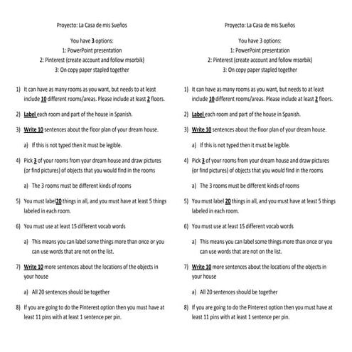 Proyecto casa | DOCX