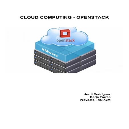 Proyecto Cloud Computing OpenStack | PDF