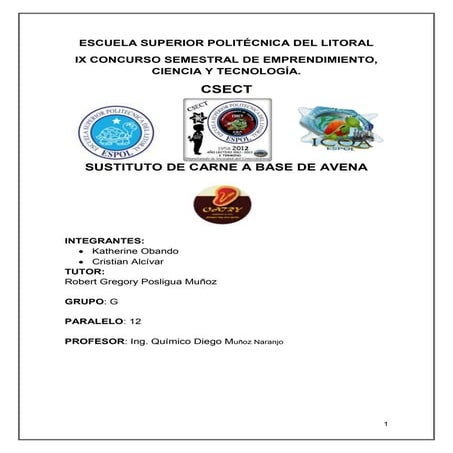 Proyecto csect avena | DOCX