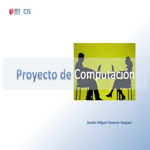 Proyecto de computación | PDF | Computing | Technology & Computing