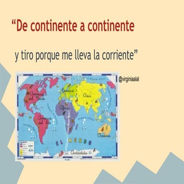 Proyecto de continente a continente | PPTX