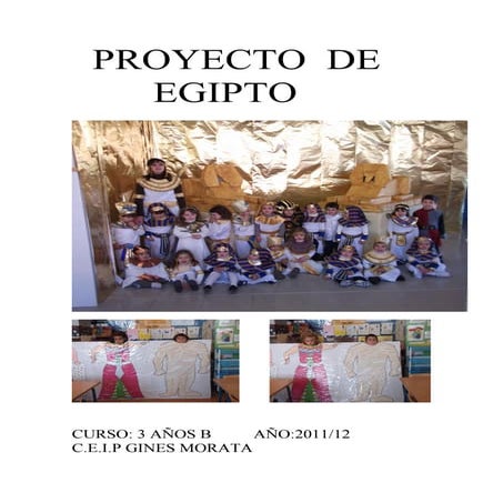 Proyecto de egipto 3 años b | PDF