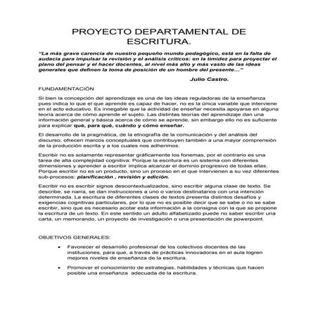 Proyecto De Escritura[1] | DOC