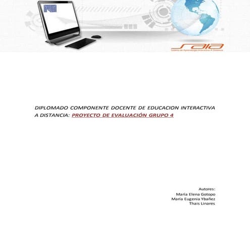 Proyecto de evaluación. módulo 4 | DOCX | Technology & Computing