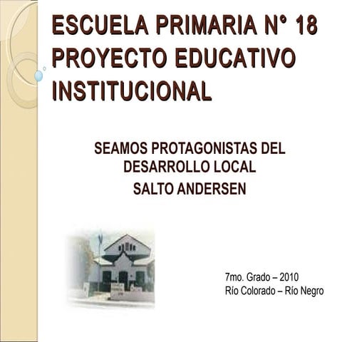 Proyecto desarrollo local | PPT