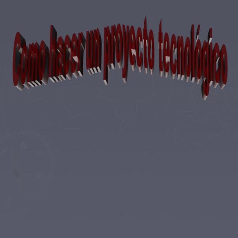 Proyecto de tecnologia | PPT | Technology & Computing