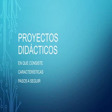 Proyecto didactico equipo | PPTX