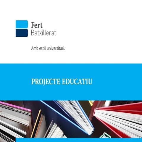 Proyecte Educatiu | PDF
