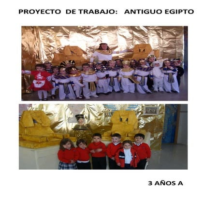 Proyecto egipto3 añosa | PDF