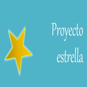 Proyecto estrella | PPTX