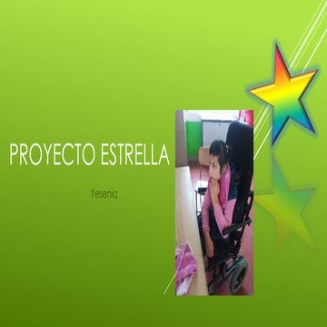 Proyecto estrella yesy | PPTX