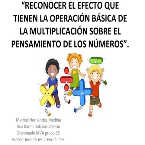 Diapositivas la multiplicacion | PPTX