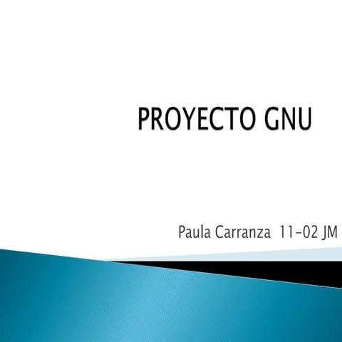 Proyecto gnu | PPTX