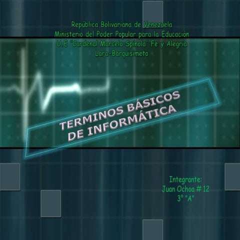 Proyecto informatica juan ochoa | PPTX | Computing | Technology & Computing